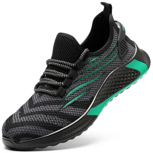 Ultra-Resistant Green Safety Shoes — Proshoes US